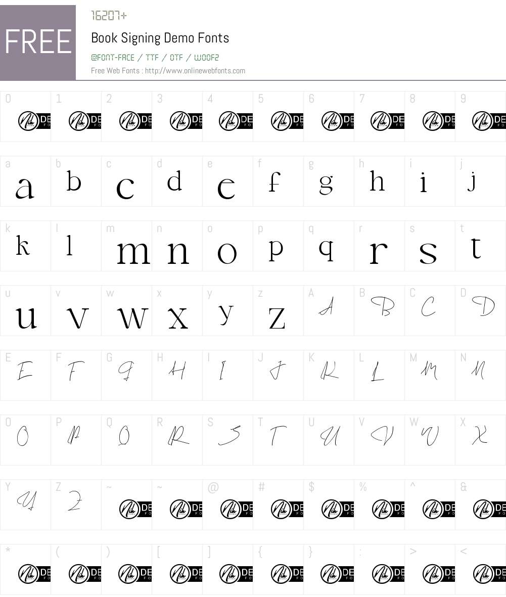 Book Signing Demo 1.002;Fontself Maker 3.5.7 Fonts Free Download ...