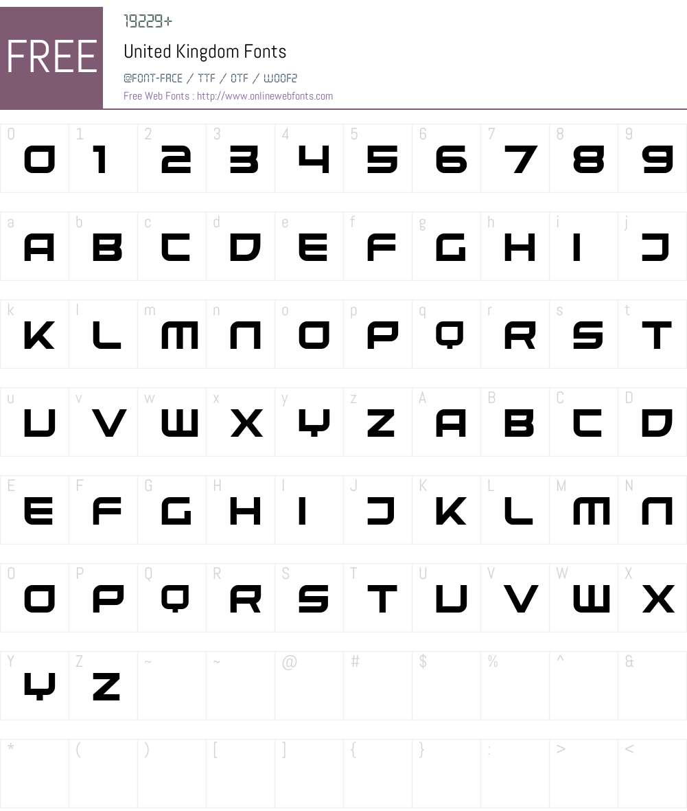 United Kingdom 3.00 February 16, 2017 Fonts Free Download ...