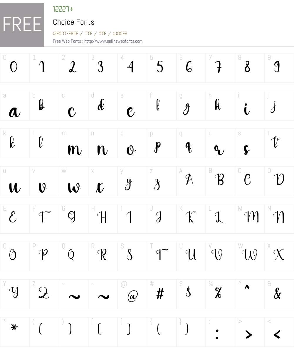 Choice 1.003;Fontself Maker 3.5.8 Fonts Free Download - OnlineWebFonts.COM