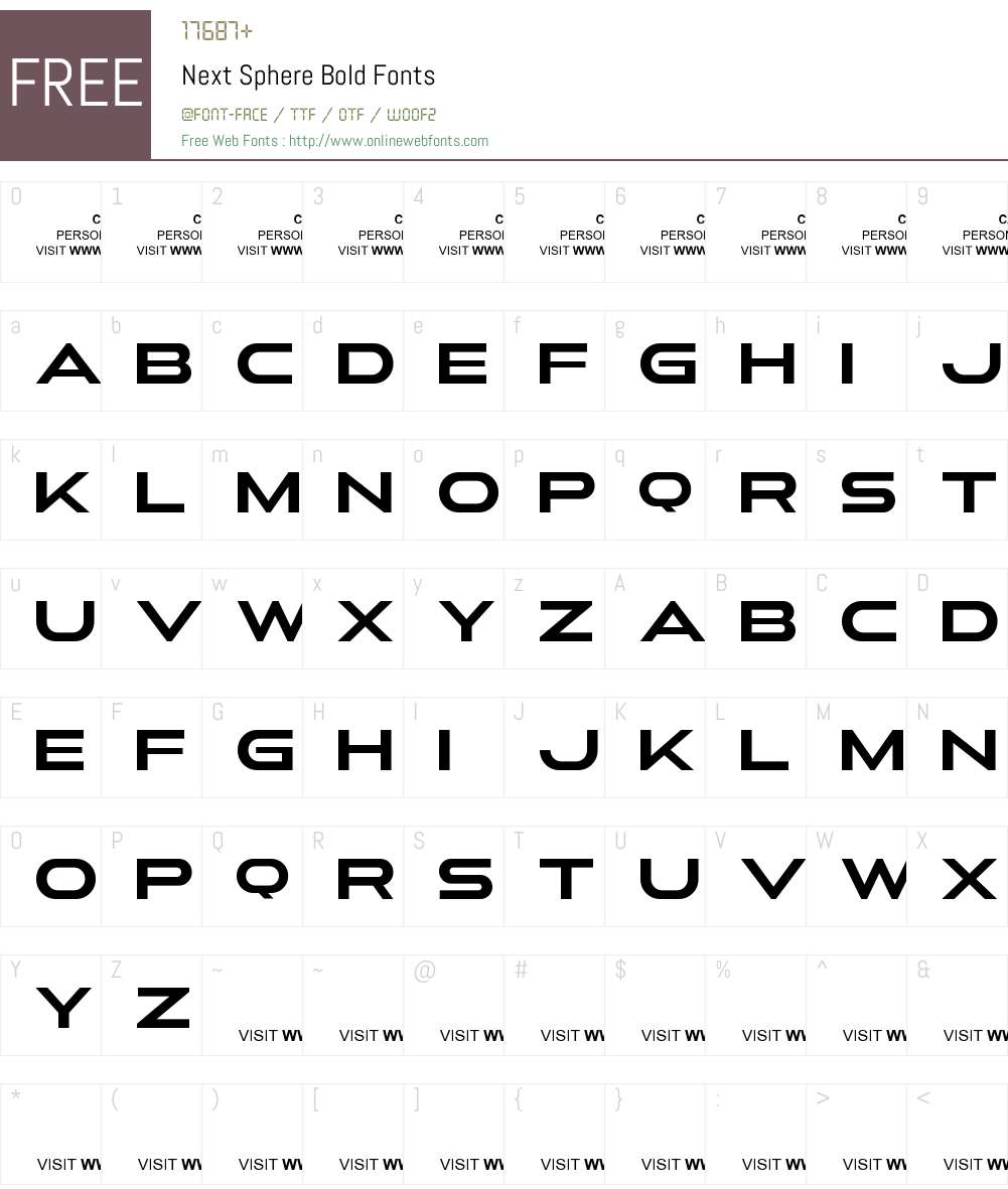 Next Sphere Bold 001.000 Fonts Free Download - OnlineWebFonts.COM