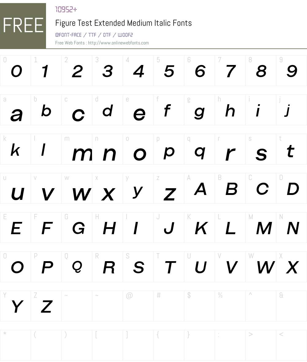 Figure Test Extended Medium 1.000;hotconv 1.0.109;makeotfexe 2.5.65596 ...