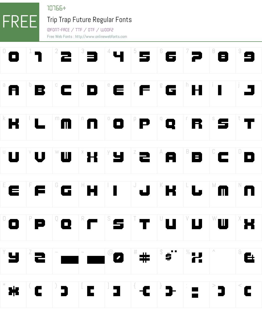 Trip Trap Future 1.0 Fonts Free Download - OnlineWebFonts.COM