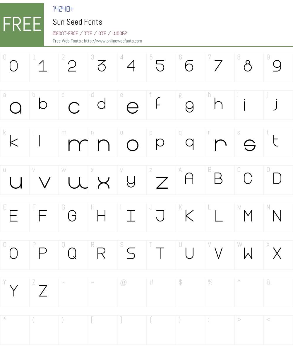 Sun Seed 1.001;Fontself Maker 1.1.0 Fonts Free Download ...