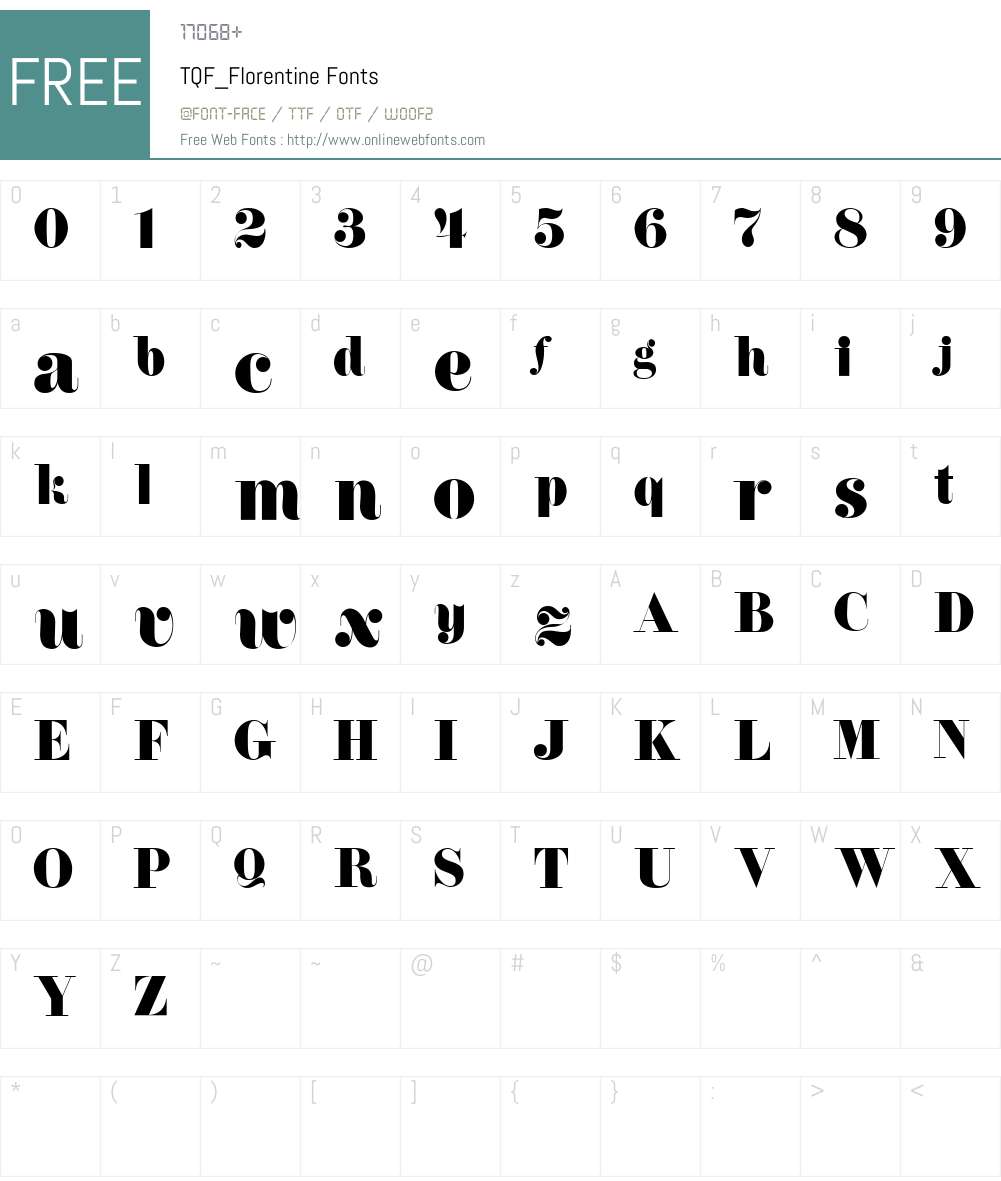 TQF_Florentine TQFFlorentine Fonts Free Download - OnlineWebFonts.COM