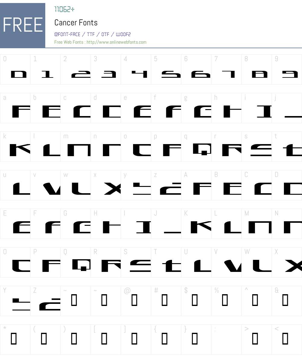 Cancer Macromedia Fontographer 4.1 7/29/99 Fonts Free Download ...