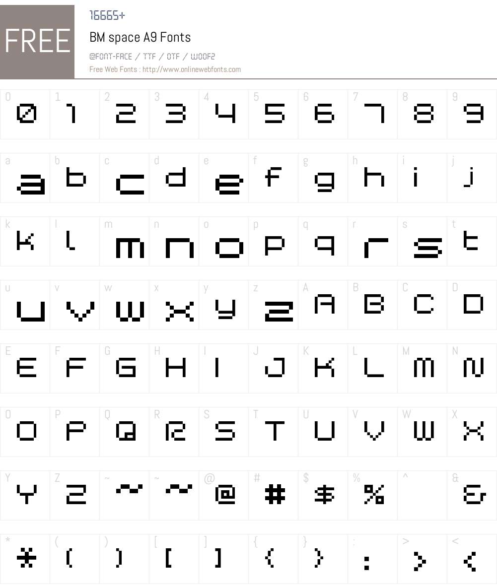 BM space A9 V1 Macromedia Fontographer 4.1J 01.5.3 Fonts Free Download - OnlineWebFonts.COM