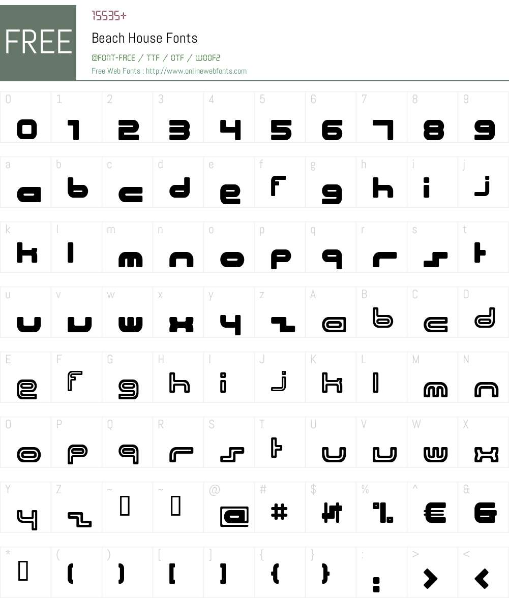 Beach House Fontmaker 2.0 (22.02.99) Fonts Free Download ...