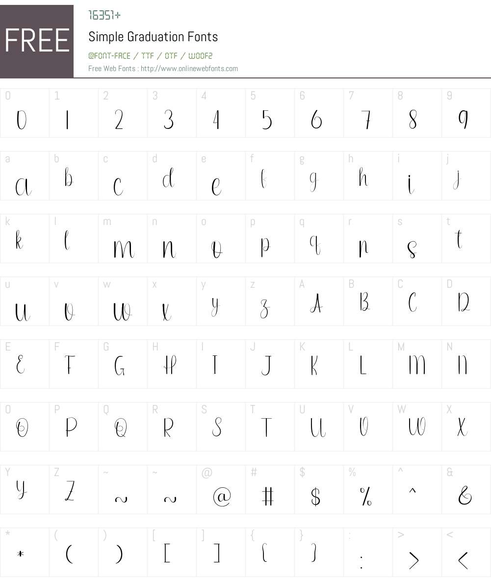 Simple Graduation 1.001;Fontself Maker 3.5.7 Fonts Free Download ...
