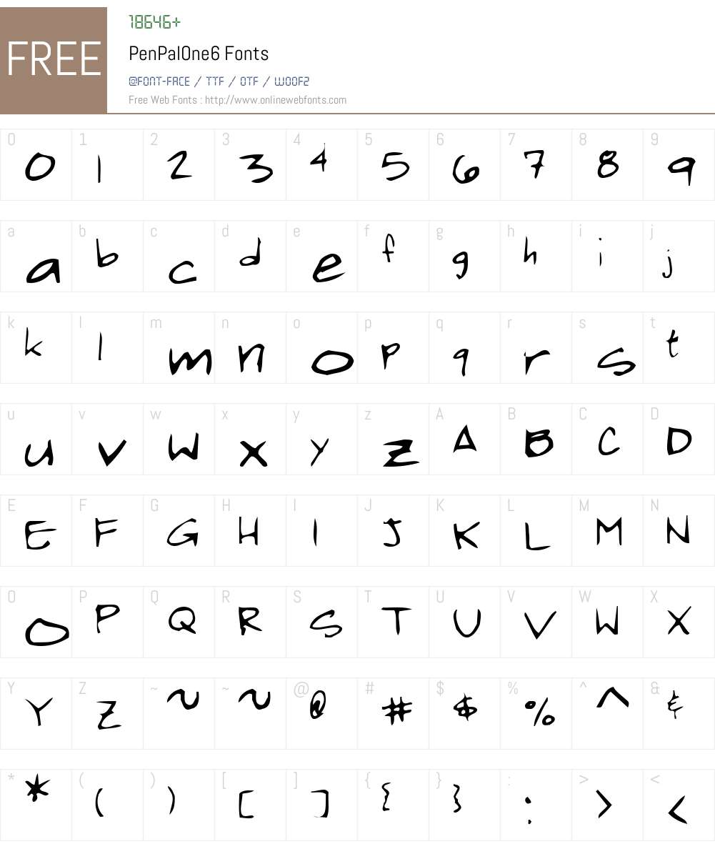 PenPalOne6 Altsys Fontographer 4.0 12/4/93 Fonts Free Download ...