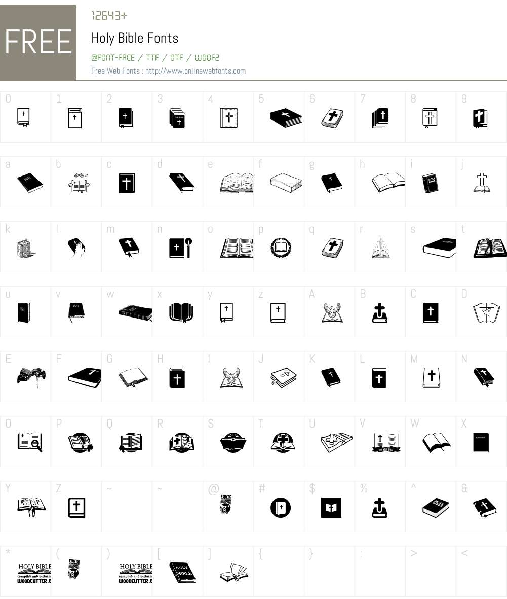 Holy Bible 1.00;May 8, 2019;FontCreator 11.0.0.2388 64-bit Fonts Free ...