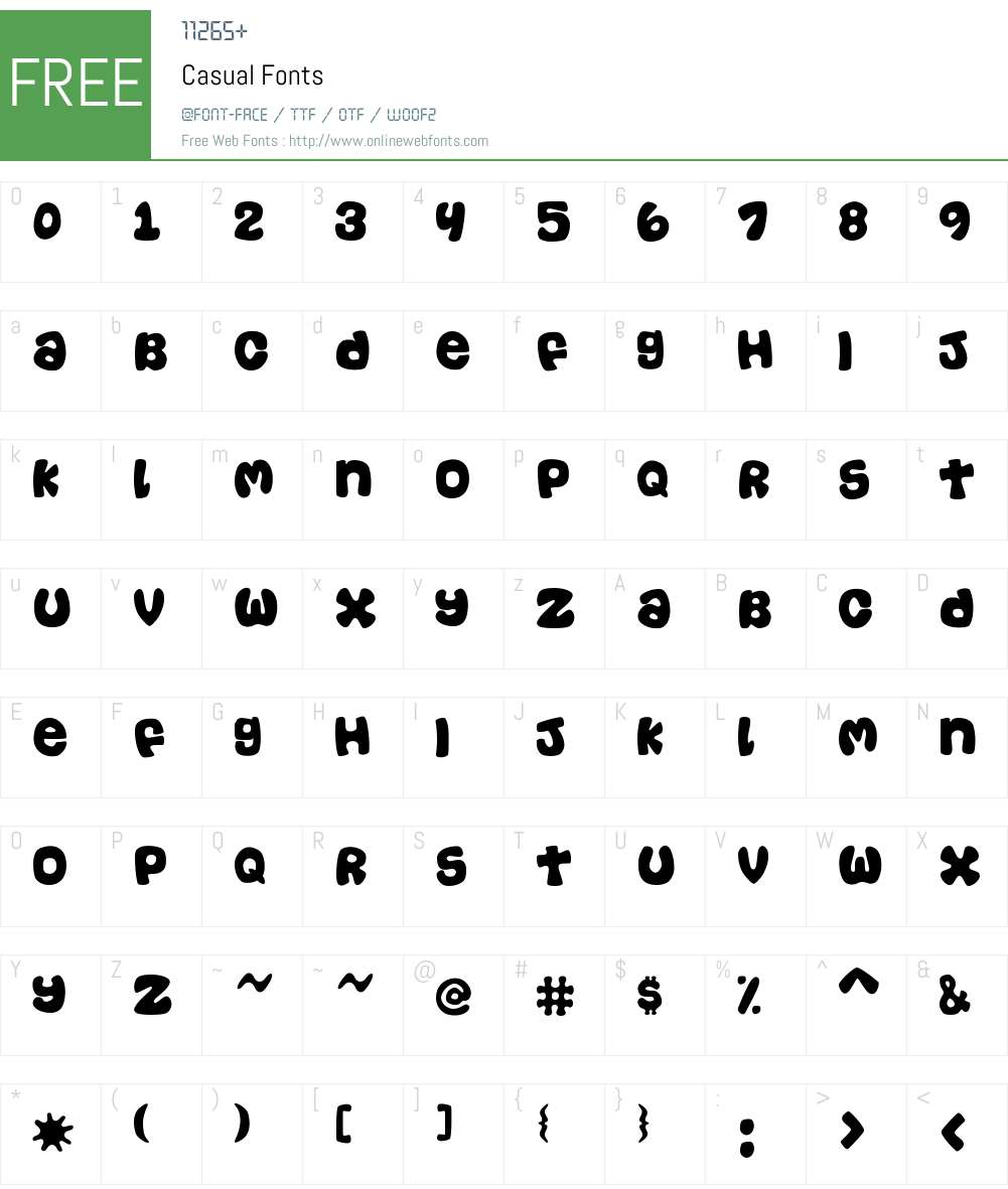 Casual 1.0 Fonts Free Download - OnlineWebFonts.COM