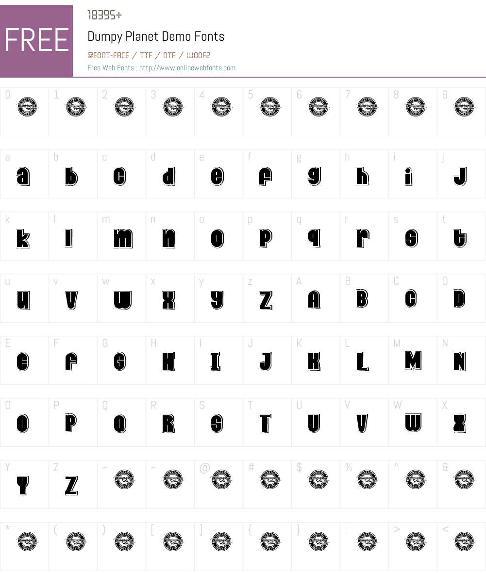 Dumpy Planet Demo 1.002;Fontself Maker 3.5.7 Fonts Free Download - OnlineWebFonts.COM