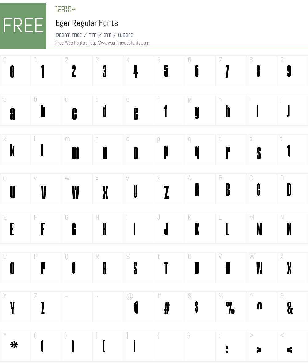 Eger 1.000 Fonts Free Download - OnlineWebFonts.COM