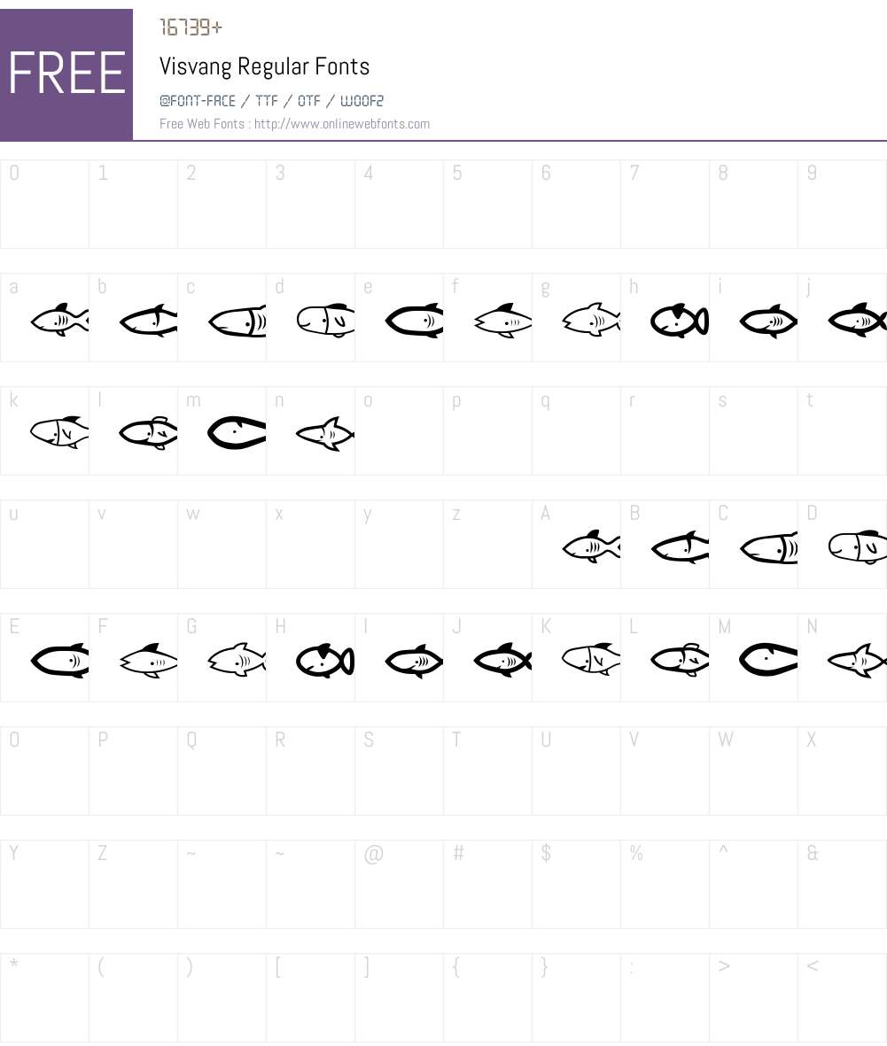 Visvang Regular 1.000 Fonts Free Download - OnlineWebFonts.COM