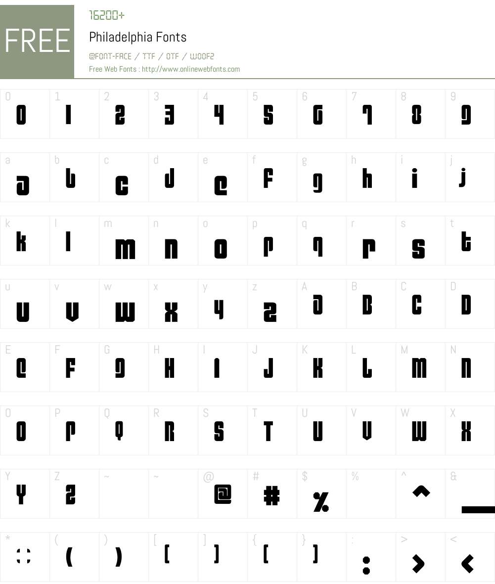 Philadelphia V1 2 Fonts Free Download - OnlineWebFonts.COM
