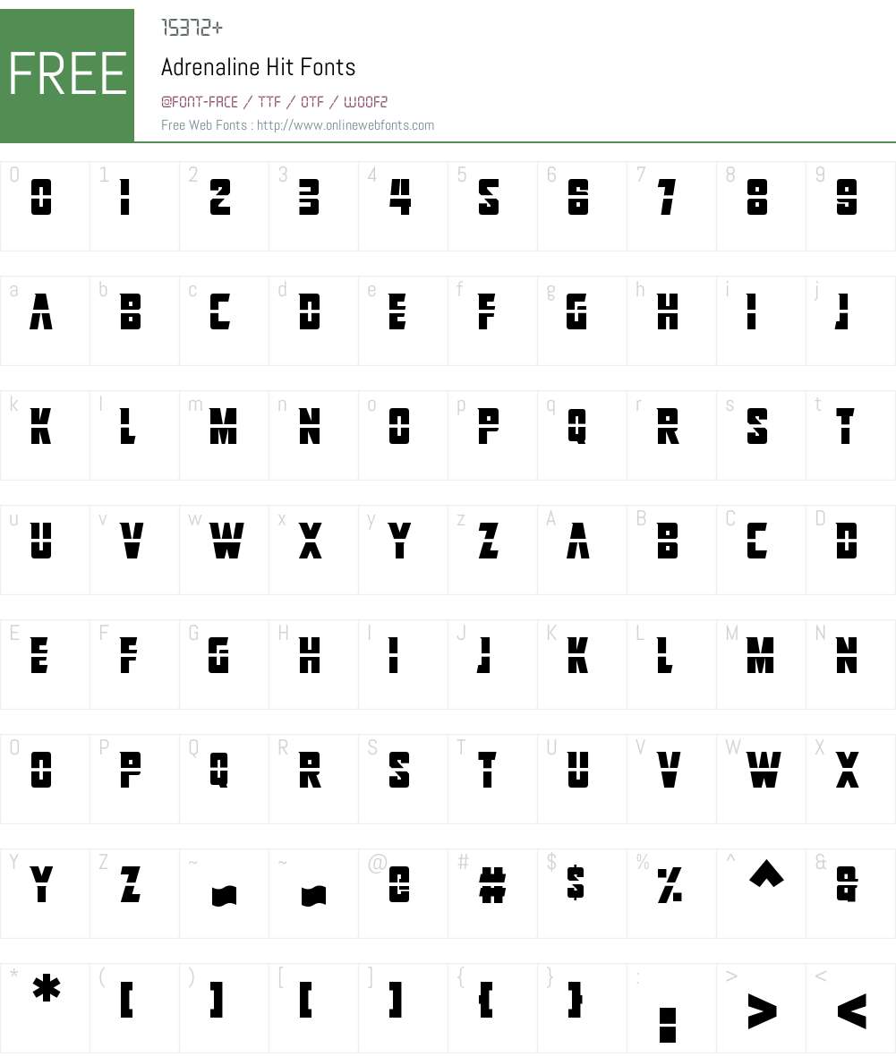 Adrenaline Hit 1.10;April 26, 2023;FontCreator 12.0.0.2567 64-bit Fonts ...