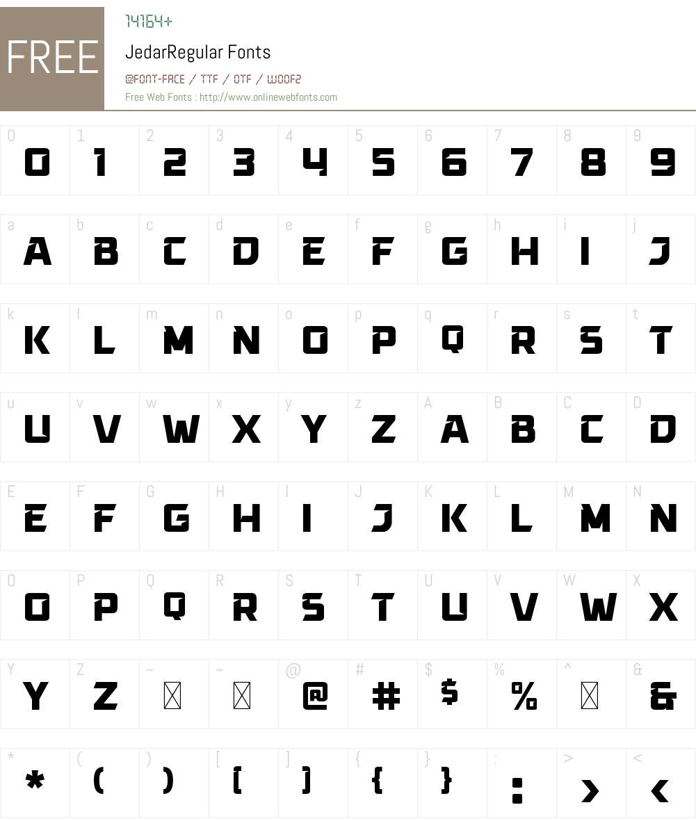Jedar 1.000 Fonts Free Download - OnlineWebFonts.COM