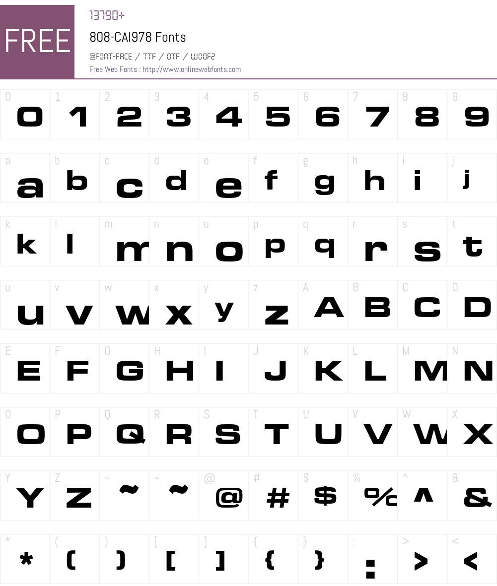 808-CAI978 001.005 April 12, 1994 Fonts Free Download - OnlineWebFonts.COM