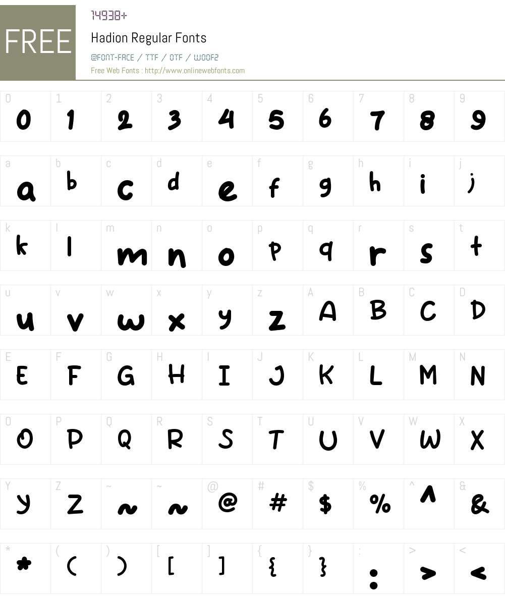 Hadion 1.000 Fonts Free Download - OnlineWebFonts.COM