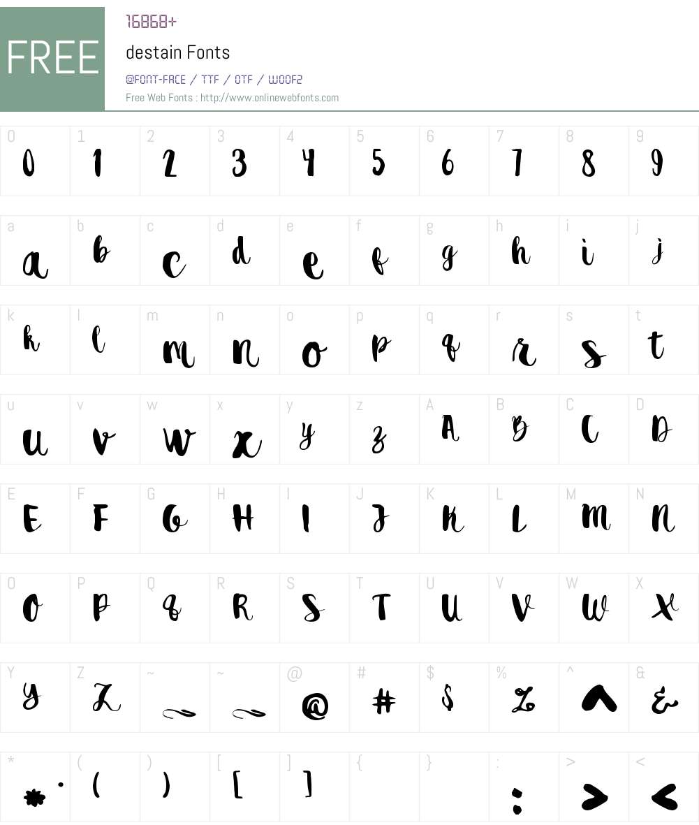 destain alternative 1.000 Fonts Free Download - OnlineWebFonts.COM