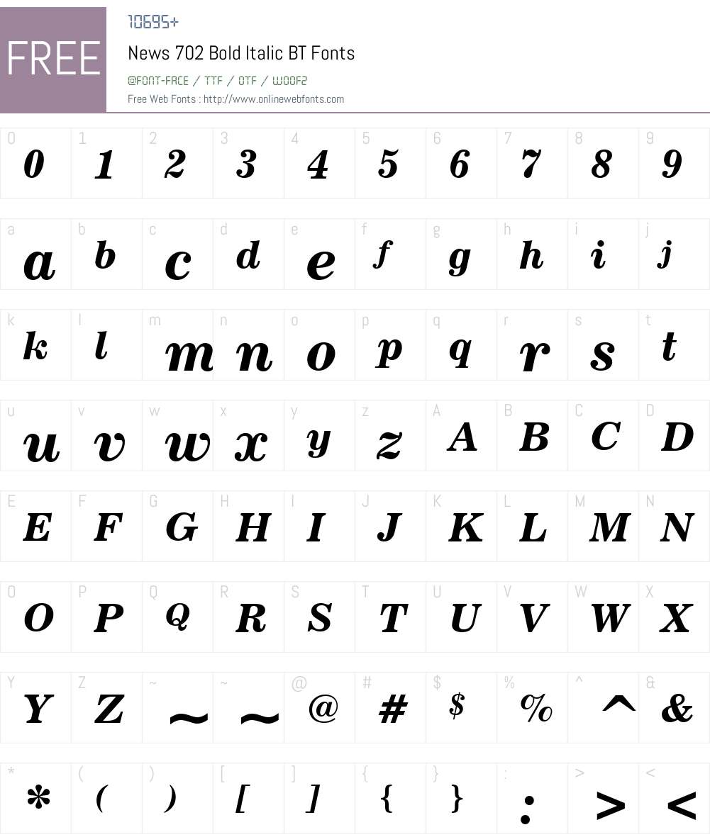 News 702 Bold Italic BT mfgpctt-v1.53 Friday, January 29, 1993 10:26:16 ...