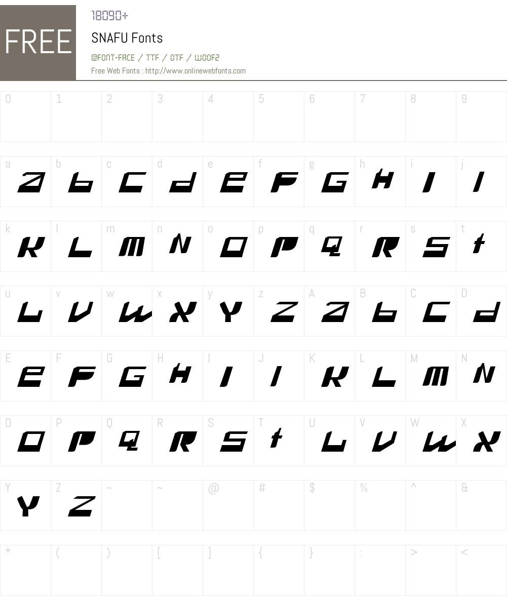 SNAFU V2 2.0 Fonts Free Download - OnlineWebFonts.COM