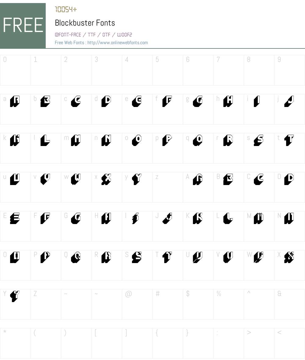 Blockbuster Fonts Free Download - OnlineWebFonts.COM