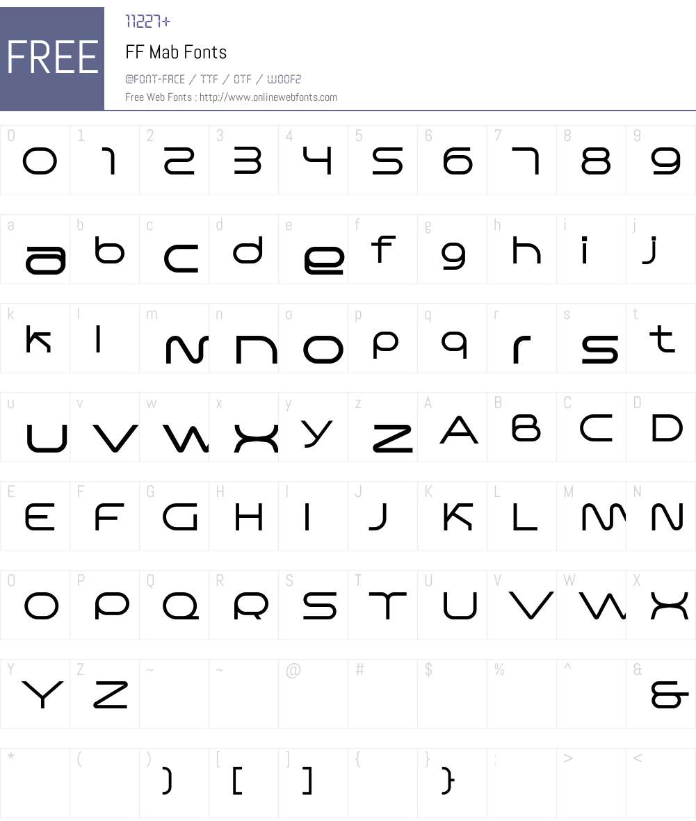 FF Mab 1.000;March 30, 2024;FontCreator 14.0.0.2901 64-bit Fonts Free ...