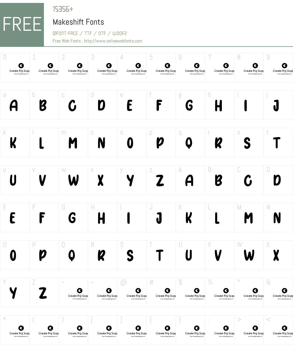 Makeshift 1.006;Fontself Maker 3.5.7 Fonts Free Download ...