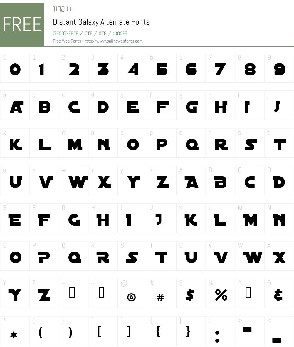 Distant Galaxy Alternate V2 2.0 Fonts Free Download - OnlineWebFonts.COM