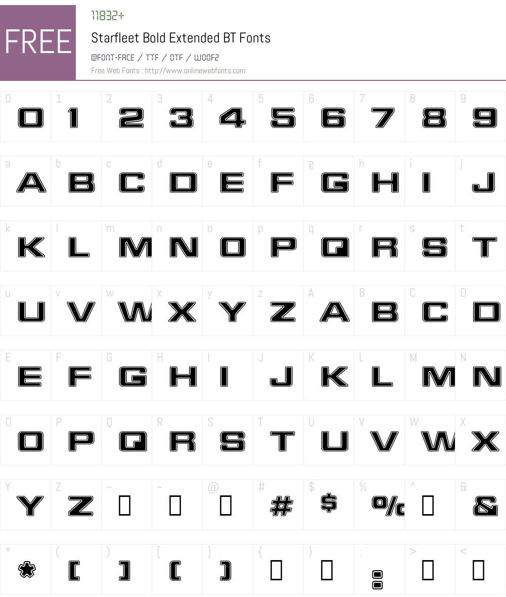 Starfleet Bold Extended BT mfgpctt-v1.46 Friday, October 2, 1992 2:07: ...