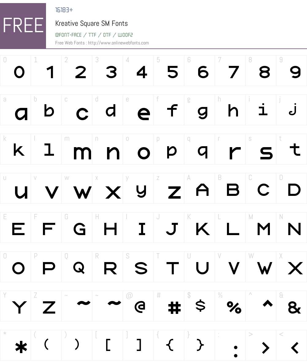 Kreative Square SM 2022.09.04 Fonts Free Download - OnlineWebFonts.COM