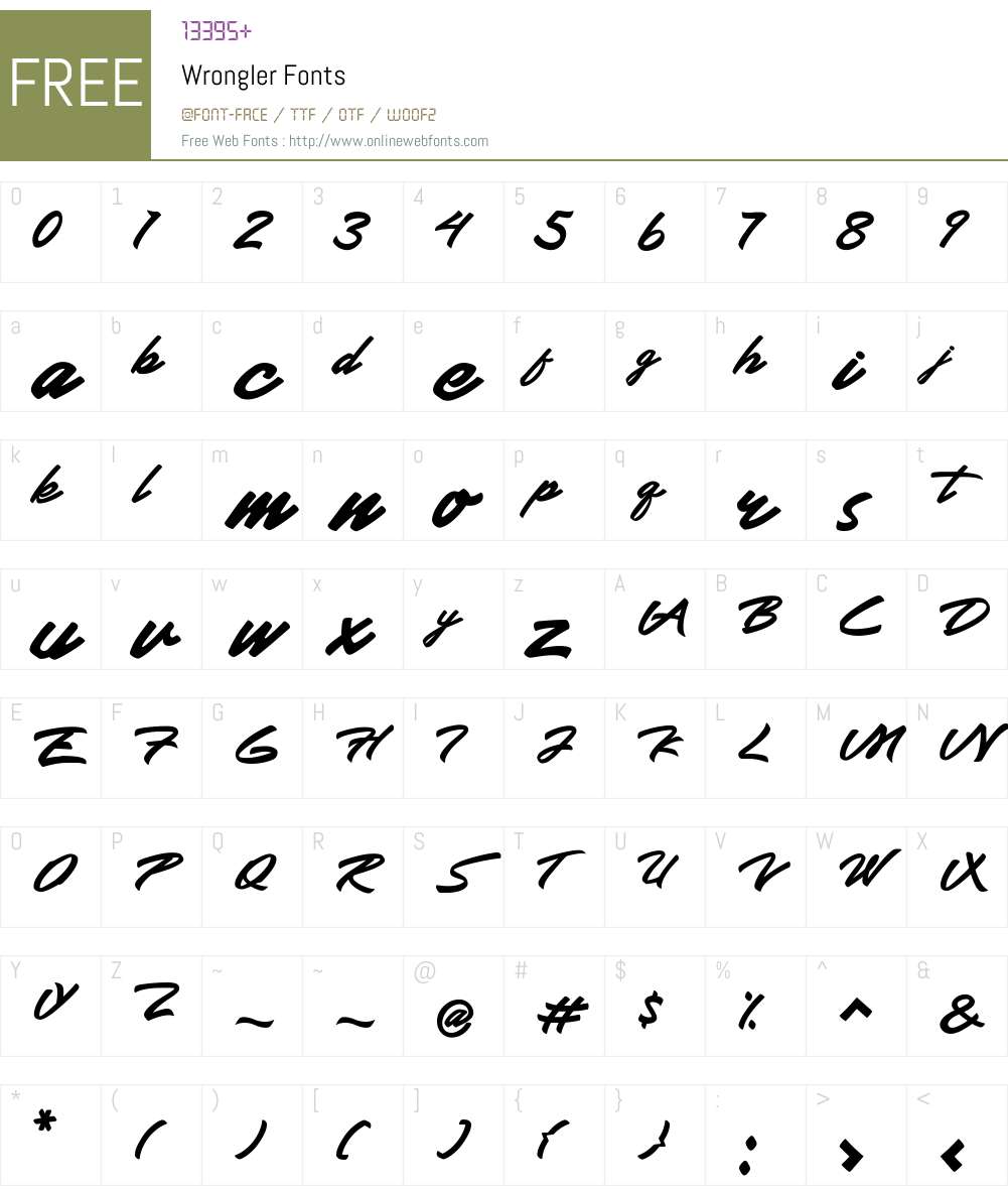 Wrongler 1.006;Fontself Maker 3.2.2 Fonts Free Download - OnlineWebFonts.COM