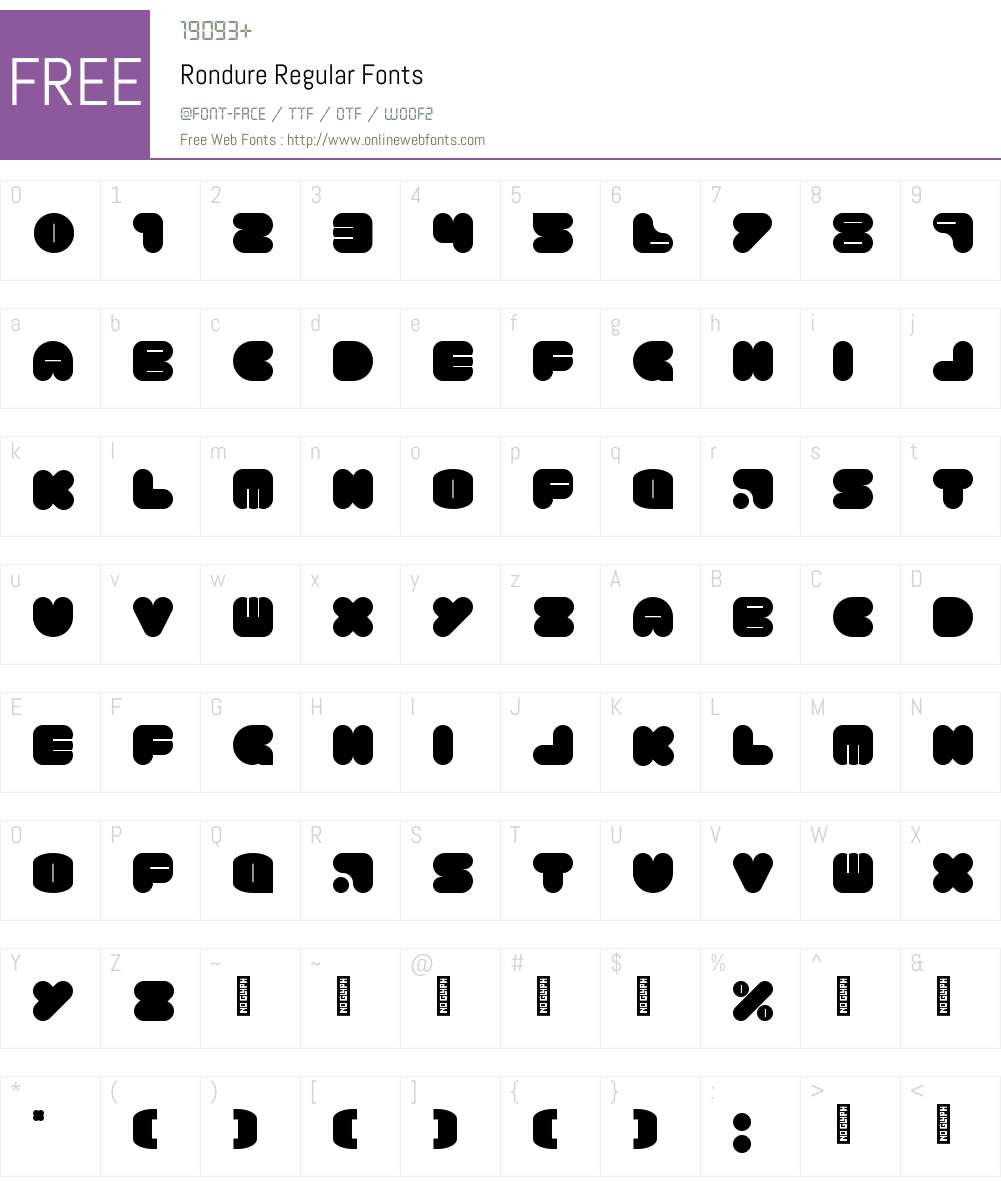 Rondure 1.001 Fonts Free Download - OnlineWebFonts.COM