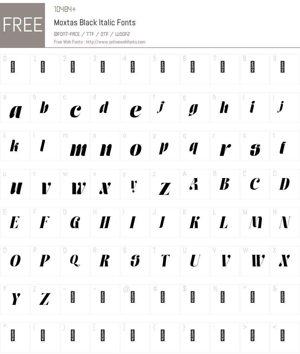 Moxtas Black Italic 1 000 Fonts Free Download Onlinewebfonts Com