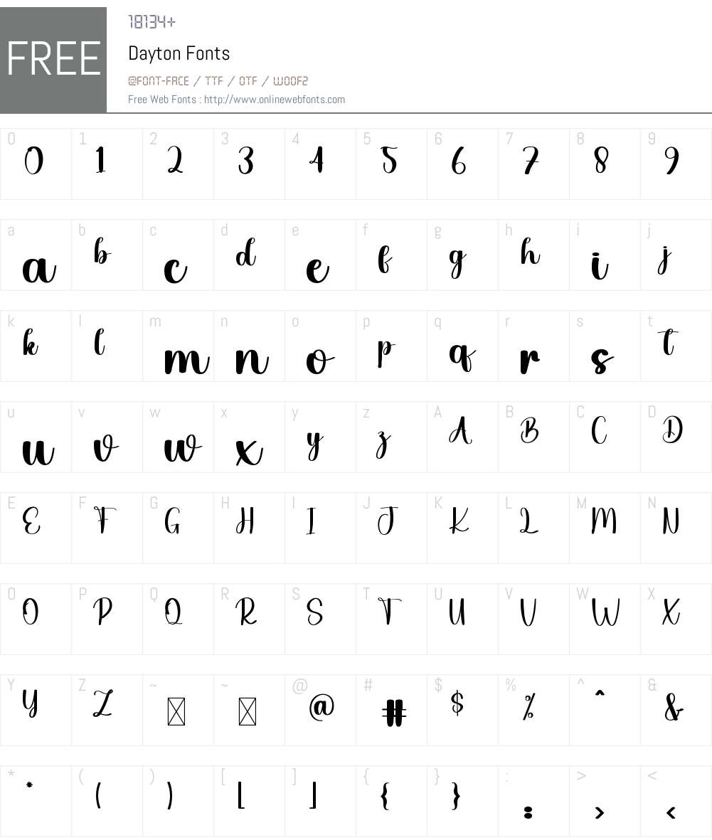 Dayton 1.002;Fontself Maker 3.5.8 Fonts Free Download - OnlineWebFonts.COM