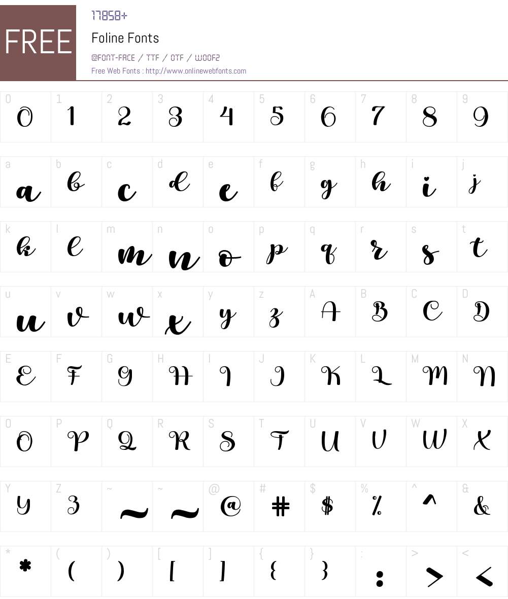 Foline 1.000 Fonts Free Download - OnlineWebFonts.COM