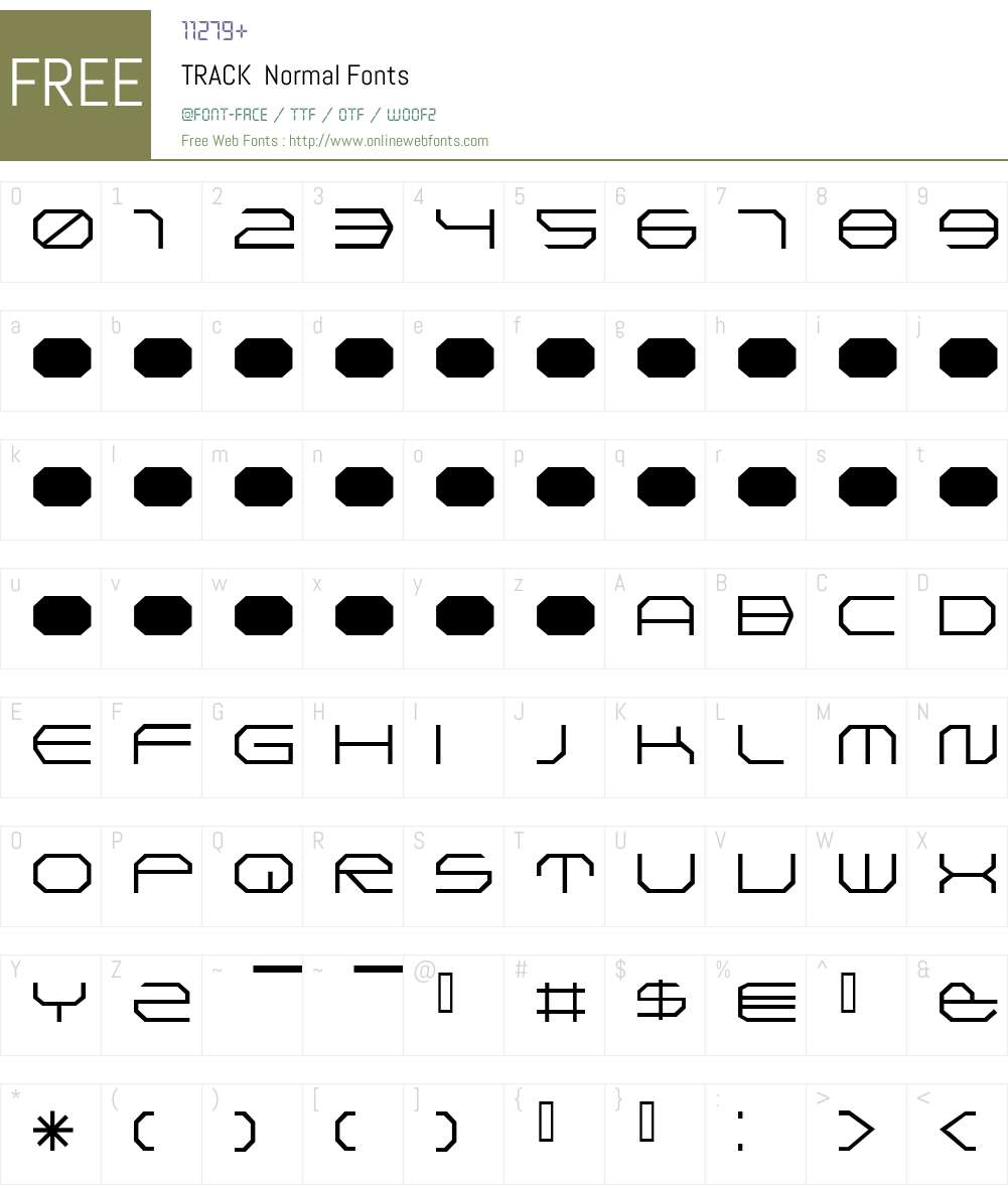TRACK Normal Macromedia Fontographer 4.1.5 25/6/08 Fonts Free Download ...