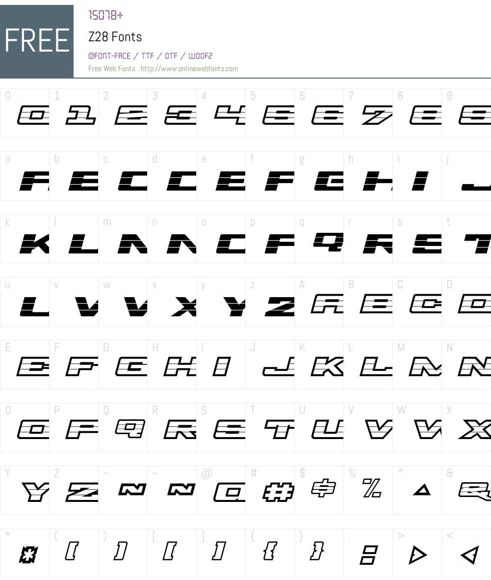 Z28 0.00;April 16, 2019;FontCreator 11.5.0.2430 32-bit Fonts Free ...
