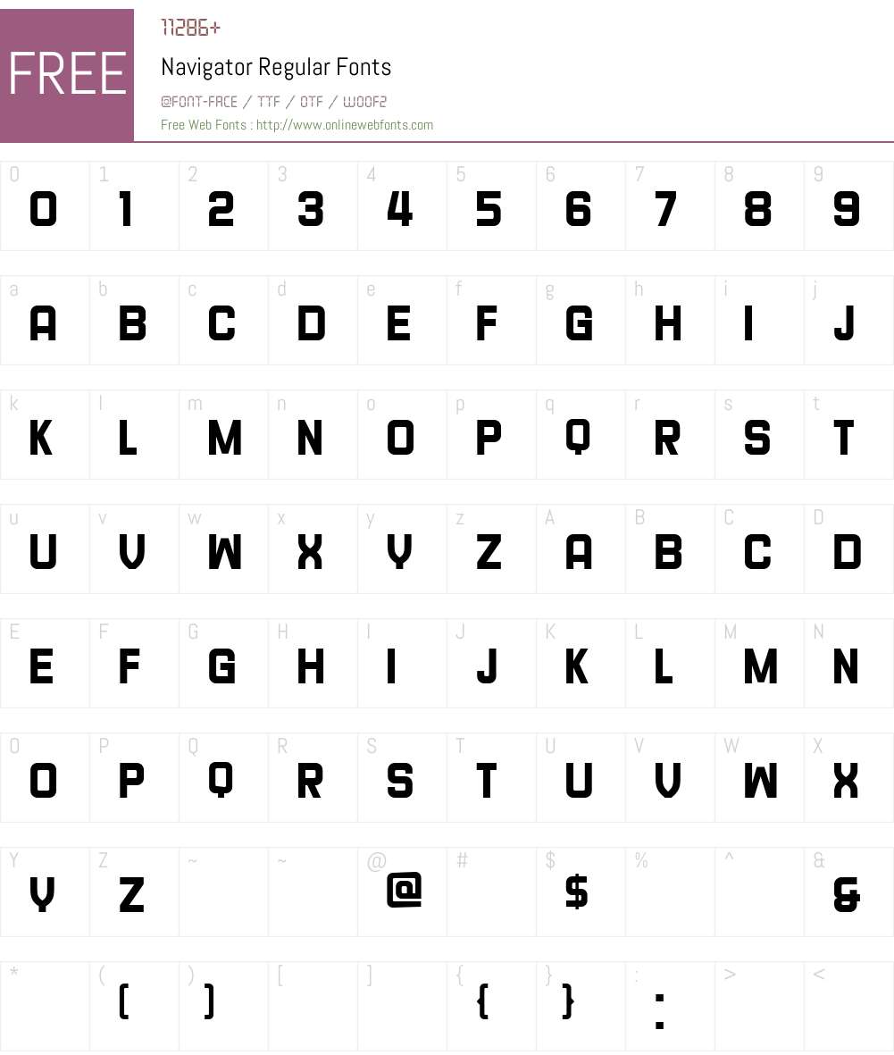 Navigator 1.000 Fonts Free Download - OnlineWebFonts.COM
