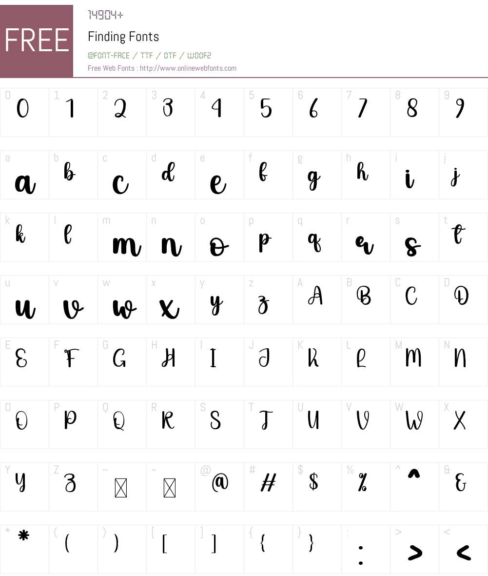 Finding 1.003;Fontself Maker 3.5.8 Fonts Free Download - OnlineWebFonts.COM