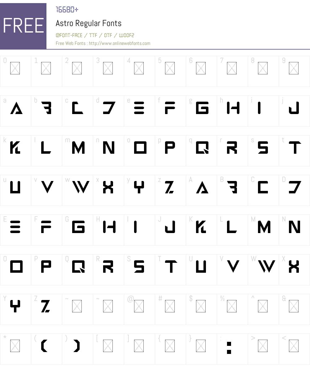 Astro Regular 1.0 Fonts Free Download - OnlineWebFonts.COM
