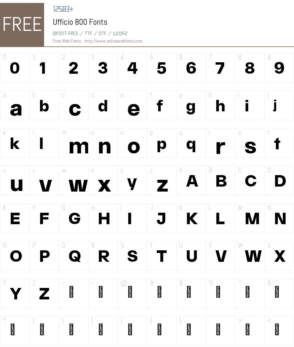 Ufficio 800 1.000 Fonts Free Download - OnlineWebFonts.COM