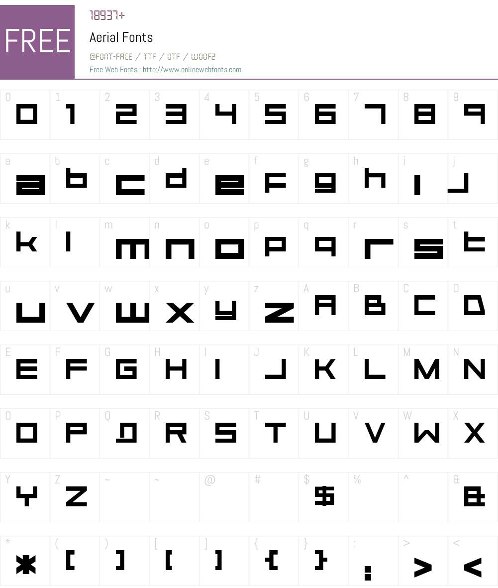 Aerial 1.0 Fonts Free Download - OnlineWebFonts.COM