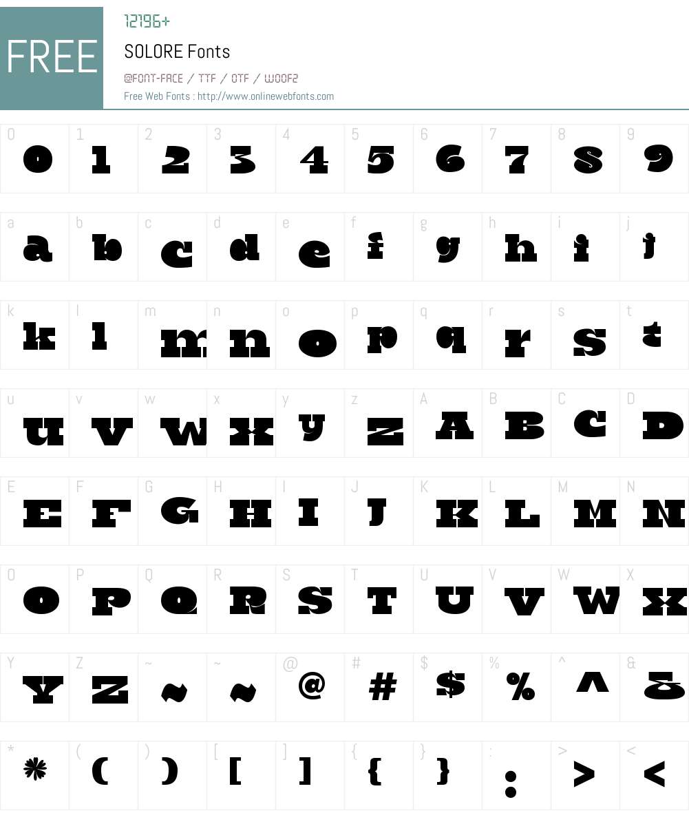 SOLORE 1.001;Fontself Maker 3.5.7 Fonts Free Download - OnlineWebFonts.COM