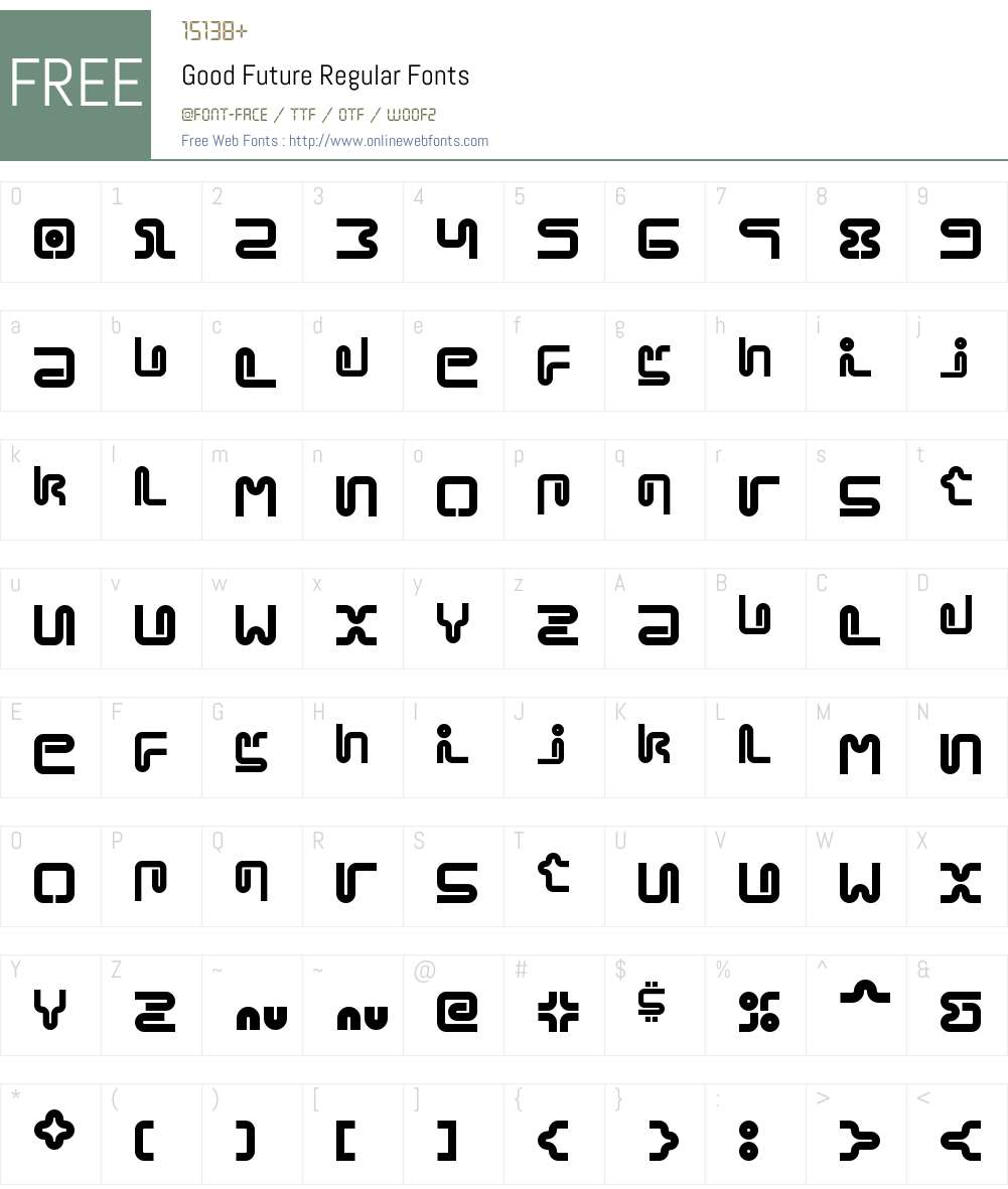 Good Future 1.0 Fonts Free Download - OnlineWebFonts.COM