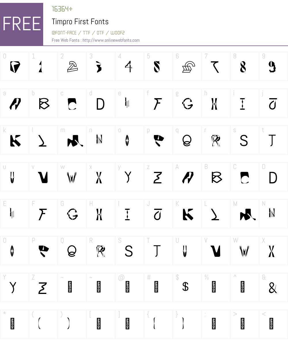 Timpro 1.001 Fonts Free Download - OnlineWebFonts.COM
