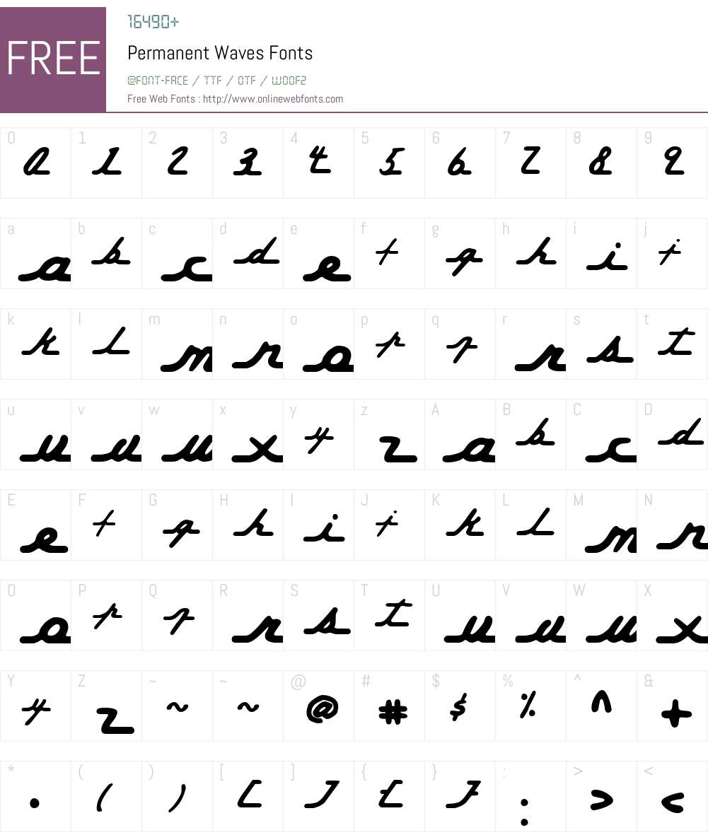 Permanent Waves Macromedia Fontographer 4.1.3 2/5/98 Fonts Free Download - OnlineWebFonts.COM