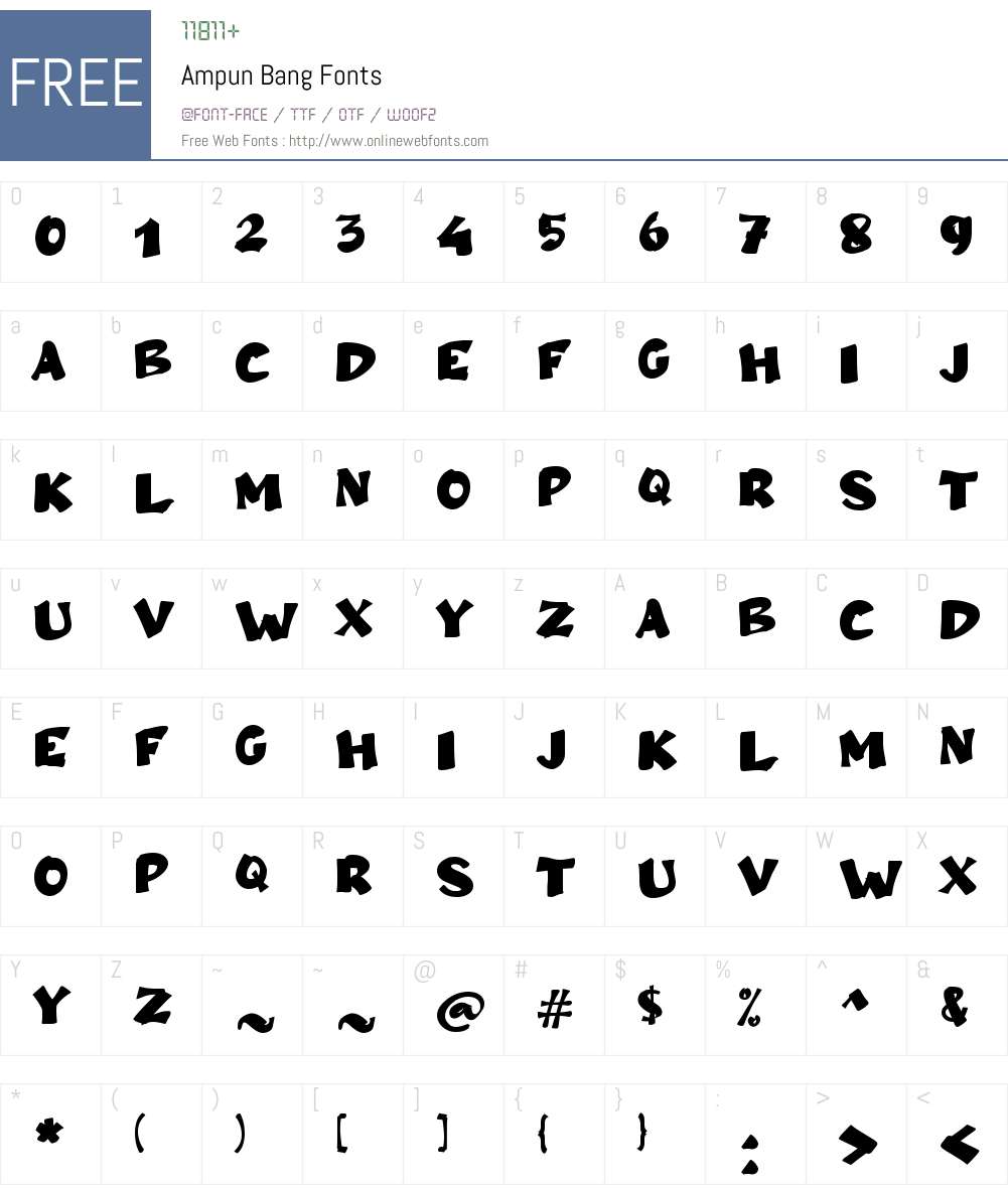 a Ampun Bang 001.000 Fonts Free Download - OnlineWebFonts.COM