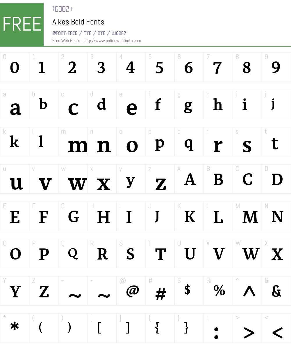 Alkes Bold 1.000; ttfautohint (v1.8) Fonts Free Download ...